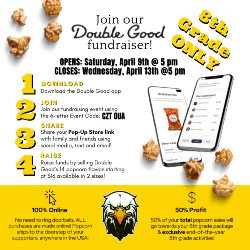 8th Grade ONLY Double Good Popcorn Fundraiser | Garvey/Allen Visual ...